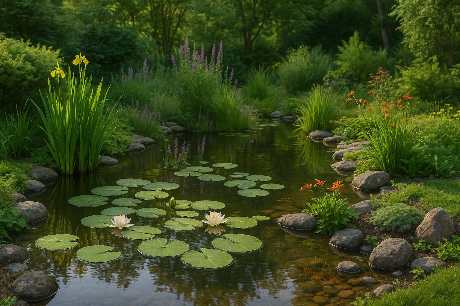 Wildlife Pond Design & Installation in Seattle